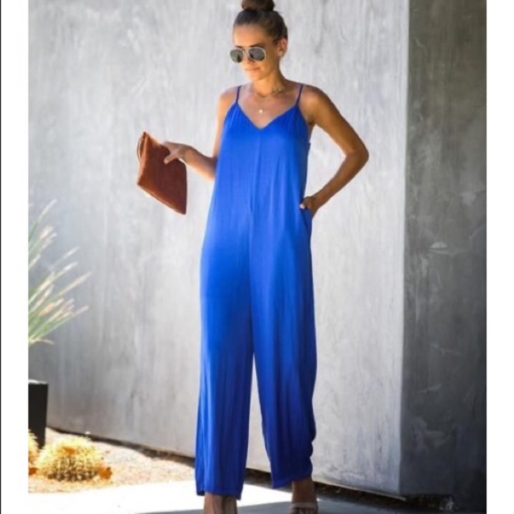 Vici Platinum Card Jumpsuit - Gem